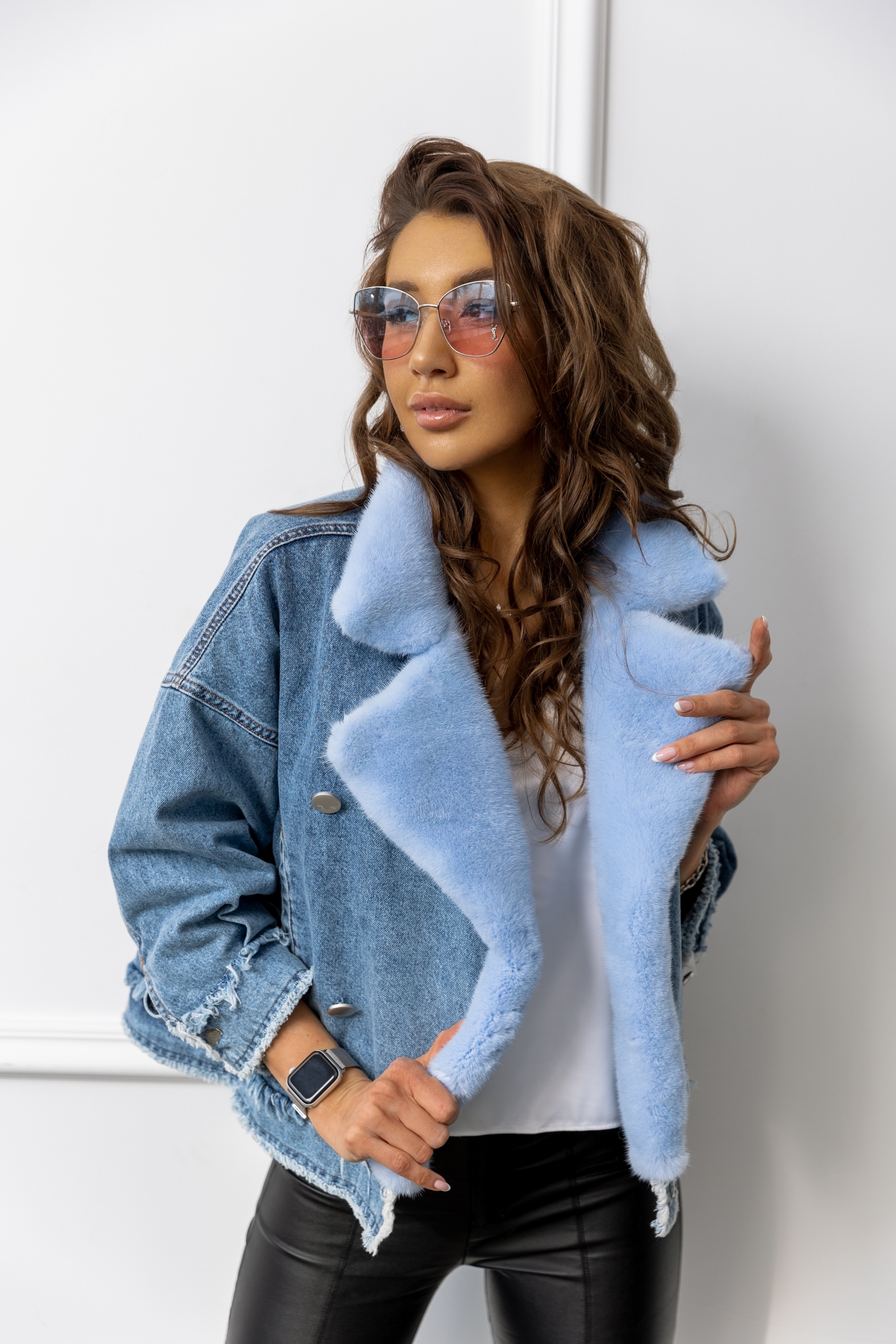 Джинсовые куртки с мехом — Parka Store